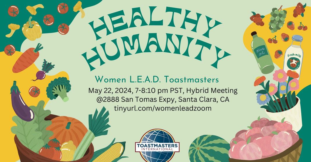 Meeting – Healthy Humanity – Women L.E.A.D. Toastmasters